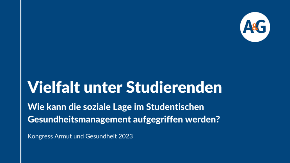 Armut und Gesundheit: Tag 1