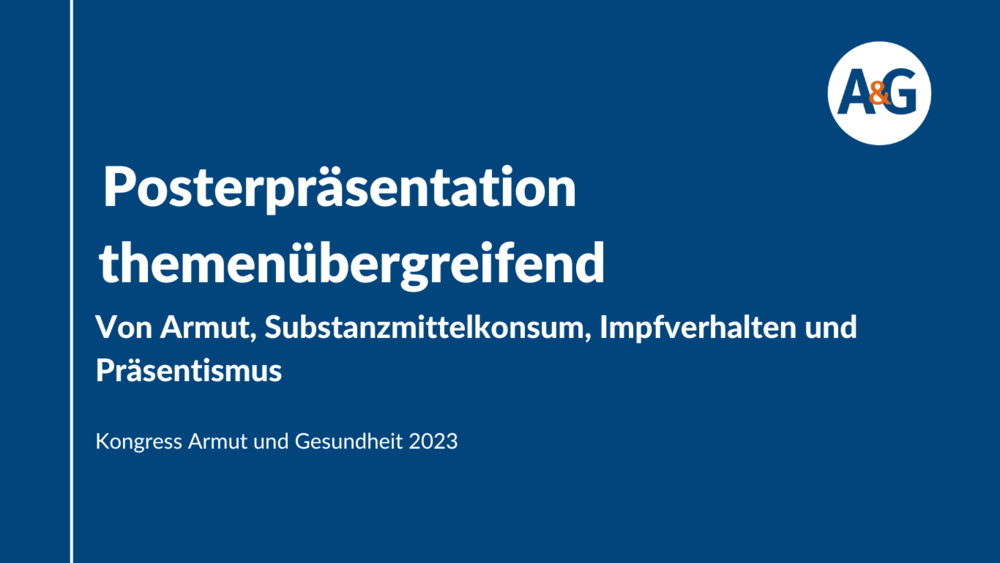 Armut und Gesundheit: Tag 2